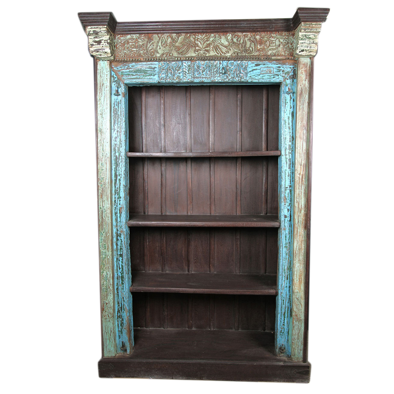 Repurposed Indian Door Frame Bookcase | EBTH