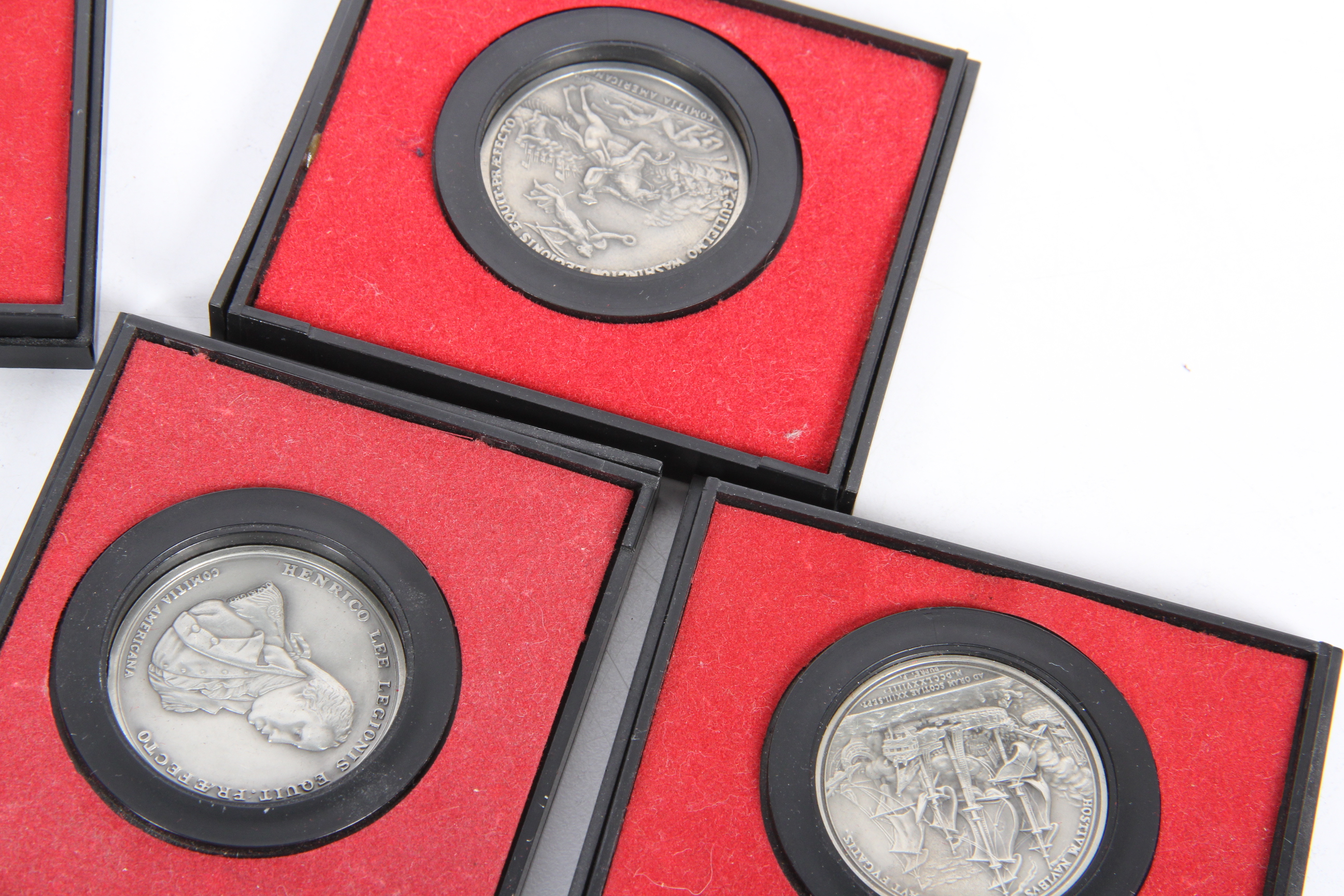Collection of Commemorative Pewter Medals | EBTH