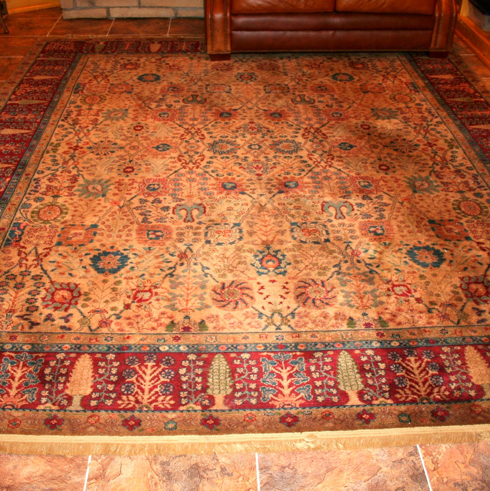 Karastan "Persian Vase" Wool Area Rug | EBTH