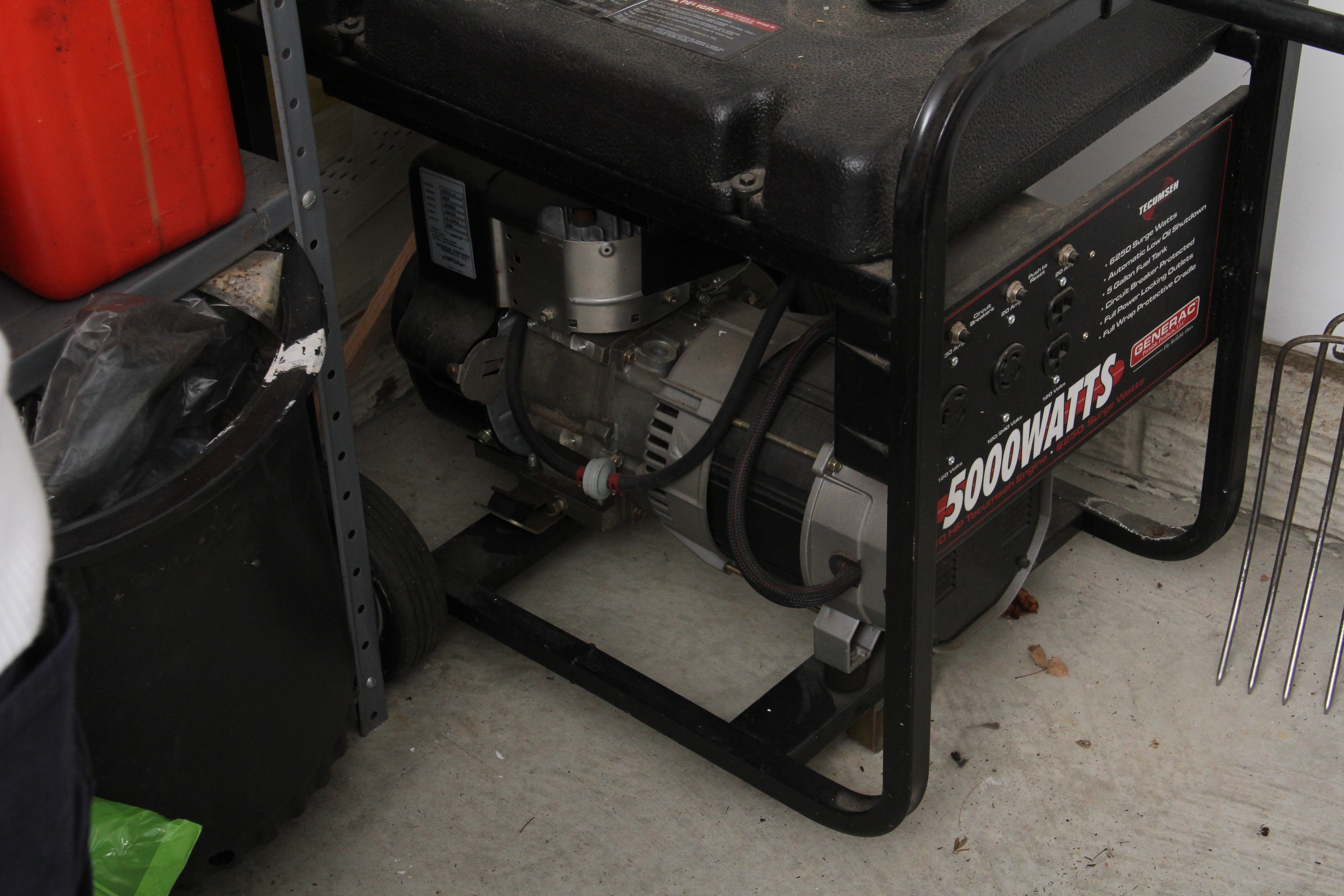 Tecumseh Generac 5000 Watt Generator | EBTH