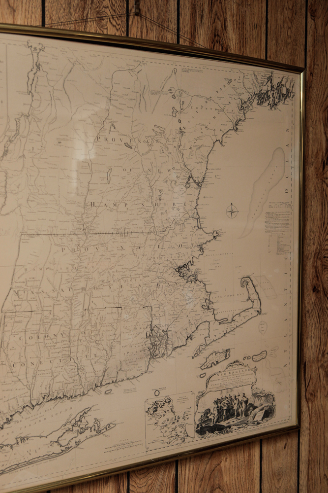 Vintage Map of New England | EBTH
