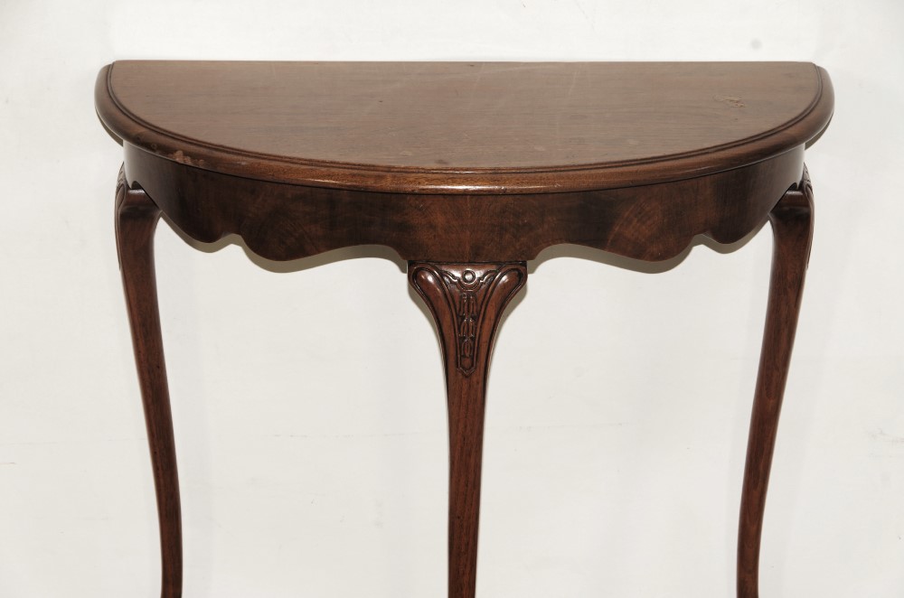 Cherry Demilune Hall Table | EBTH
