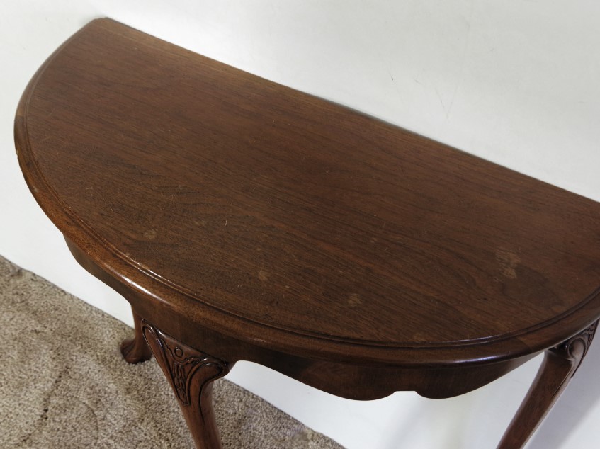 Cherry Demilune Hall Table | EBTH