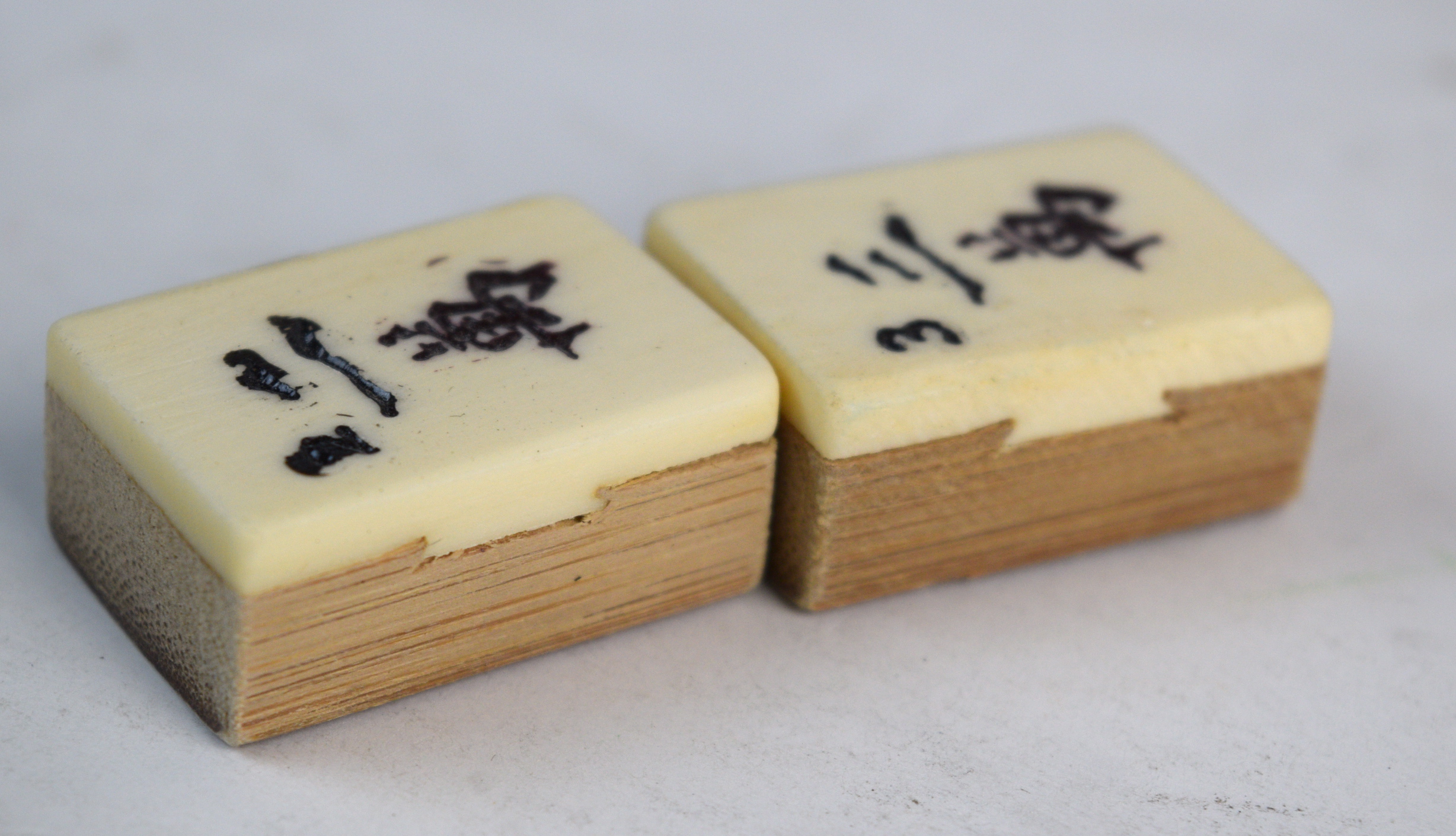 Bone and Bamboo Mahjong Set | EBTH