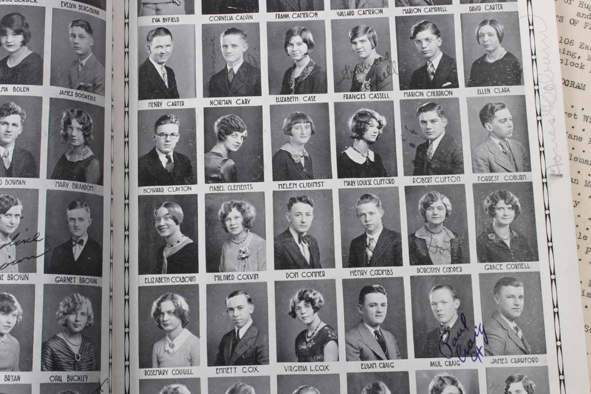 1929 Arsenal Tech Yearbook and Vintage Commencement Programs | EBTH