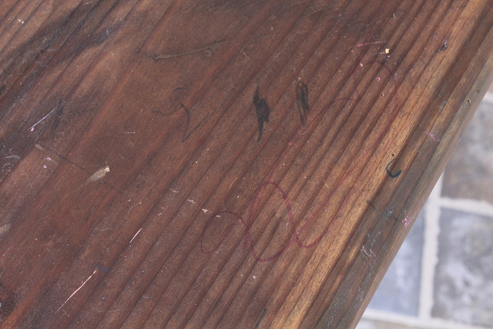 Handmade Tea-Stained Pine Farm Table | EBTH