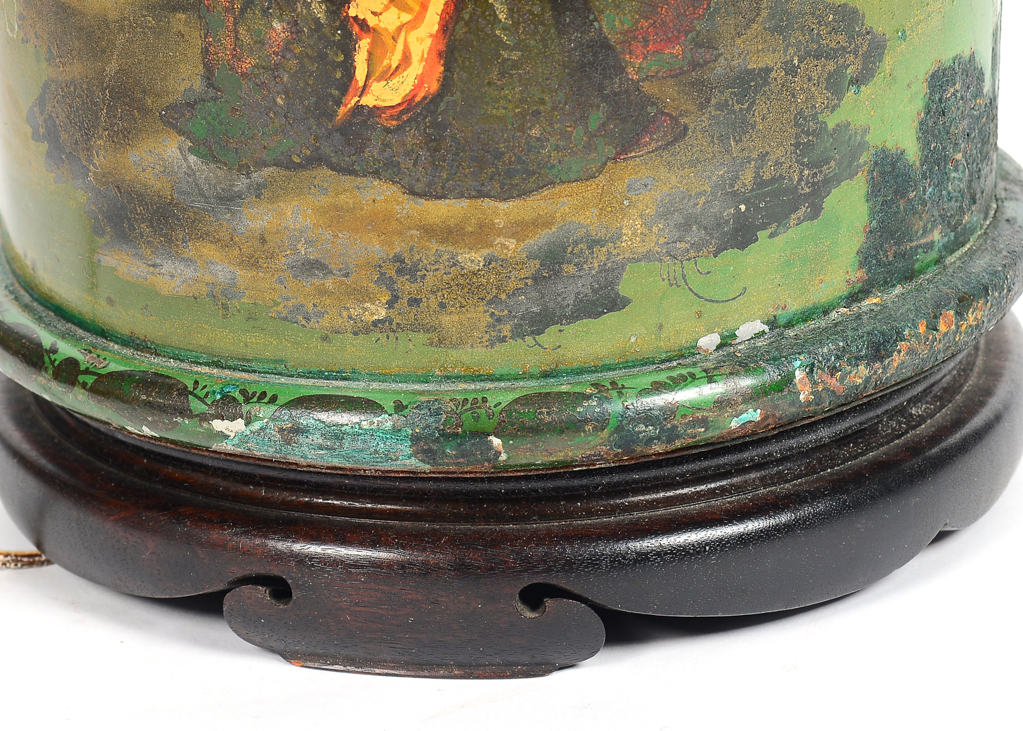 Hand Painted Tea Canister Lamp | EBTH