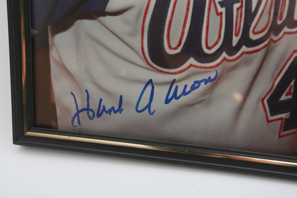 Authenticated Hank Aaron Autographed Photo | EBTH
