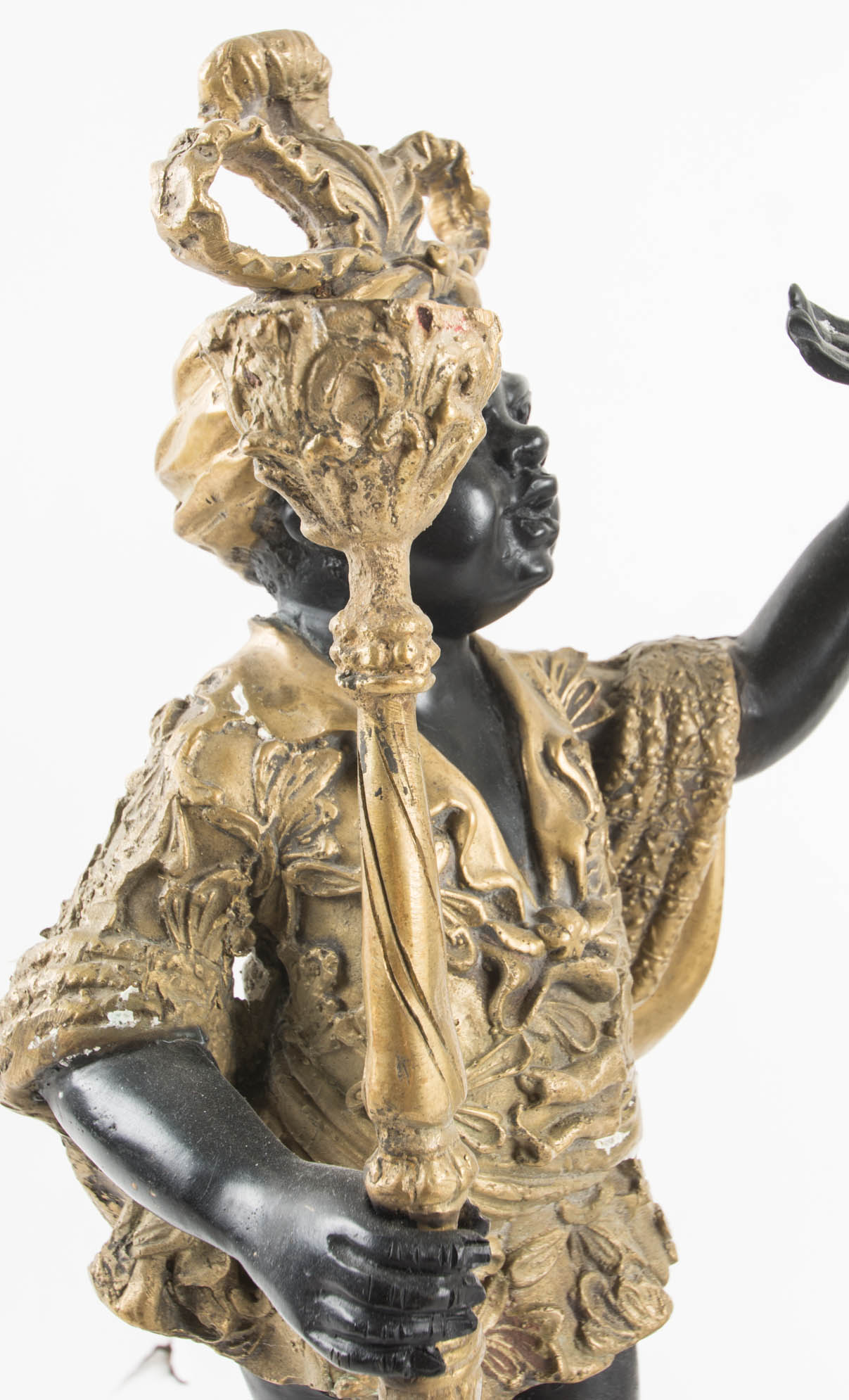 Antique Blackamoor Candle Holders | EBTH