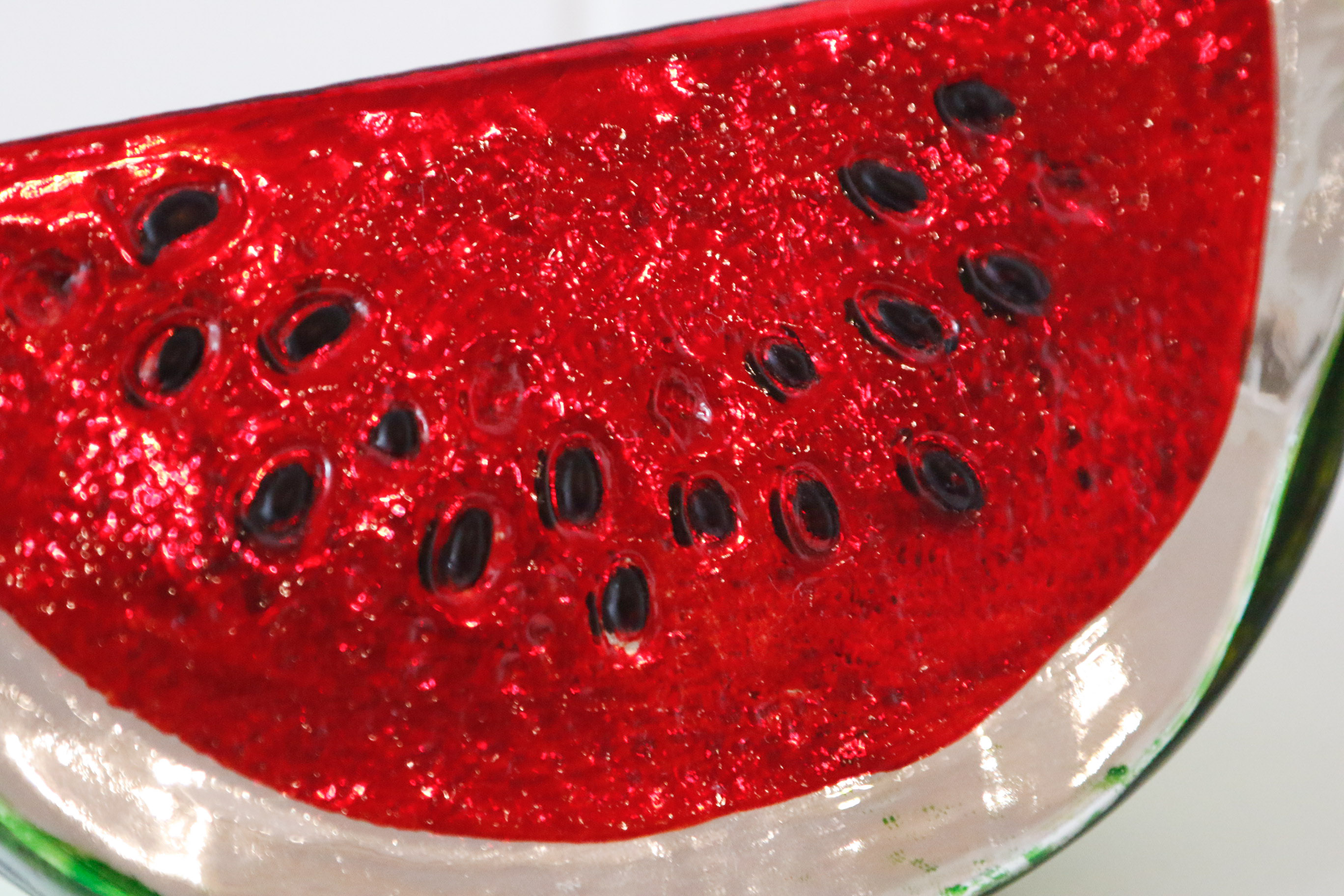 Dept. 56 Hand Blown Art Glass Watermelon : EBTH