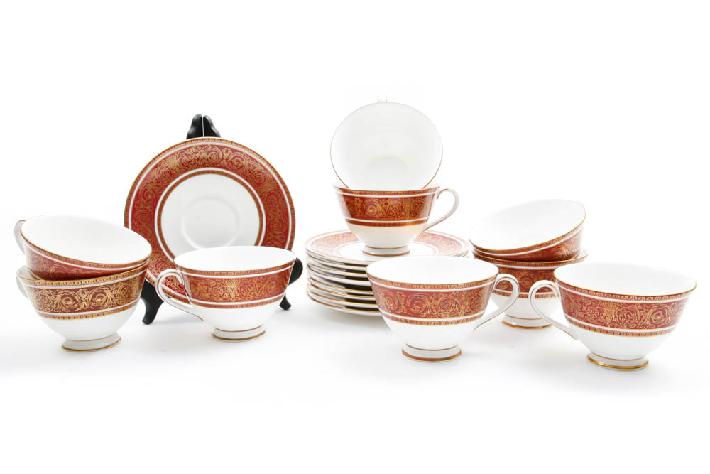 Sixty-three Piece Royal Doulton Buckingham Bone China Table Set | EBTH