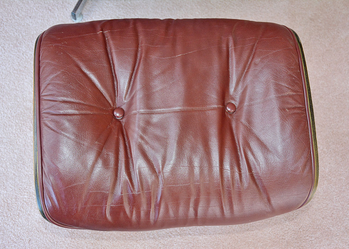 Mid-Century Modern Eames Style Lounge Chair And Ottoman By Doerner ...