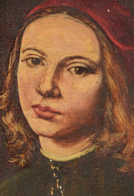 Flemish Style Oil on Canvas Portrait | EBTH