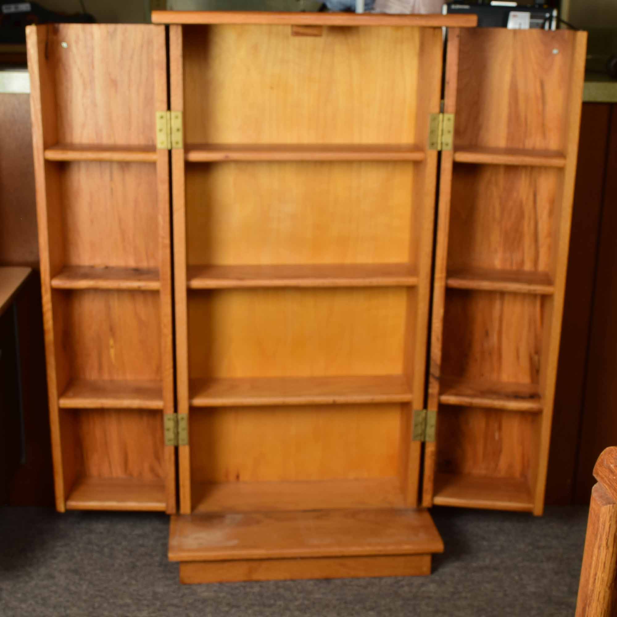 Oak DVD Storage Cabinet | EBTH