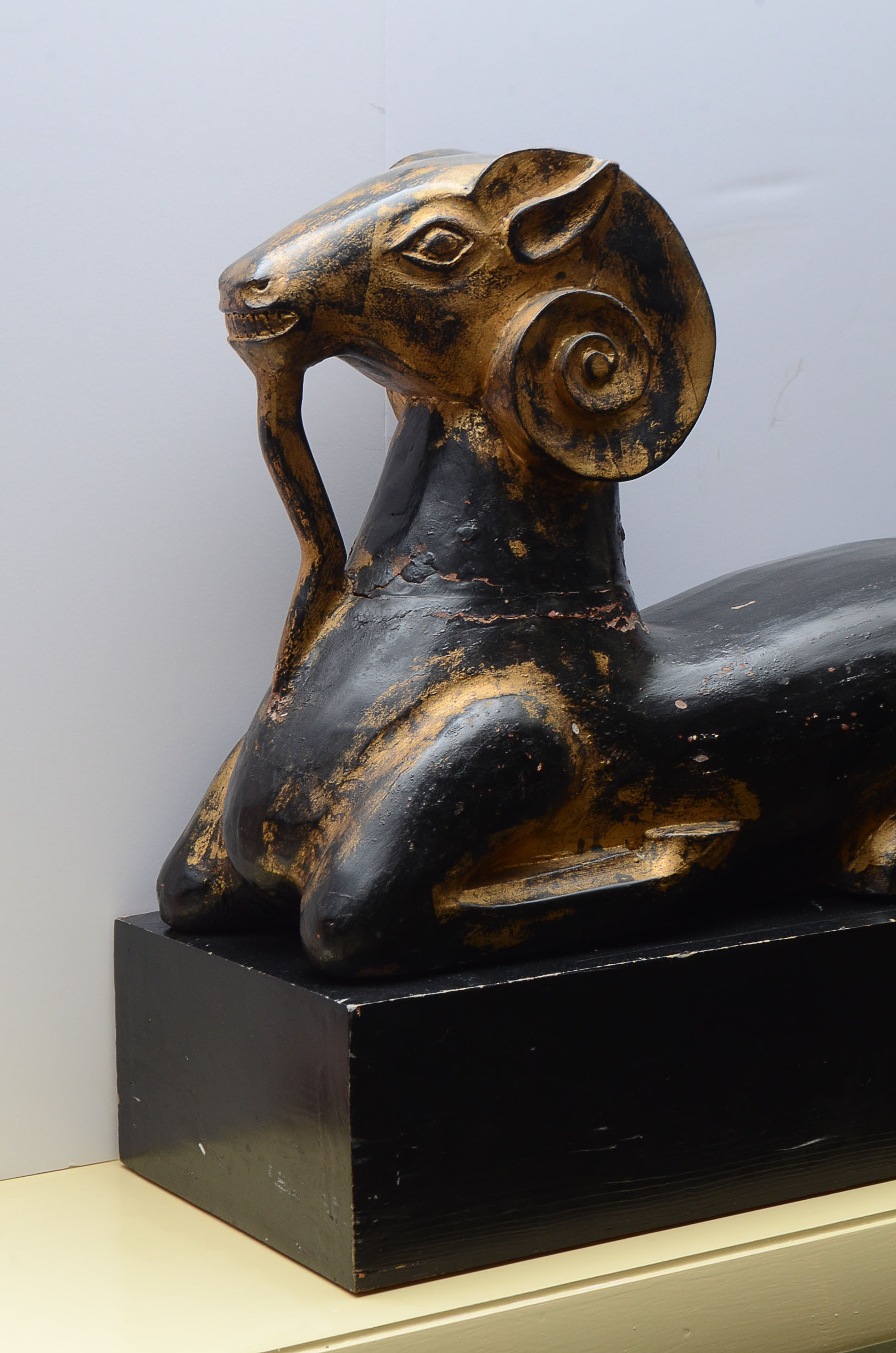 Rare Egyptian Amun-Ra Two-Headed Ram Sculpture | EBTH