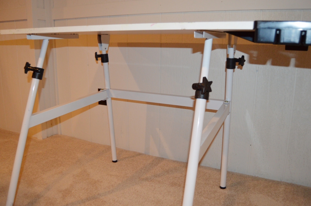 Laminate Drafting Table and Stool | EBTH