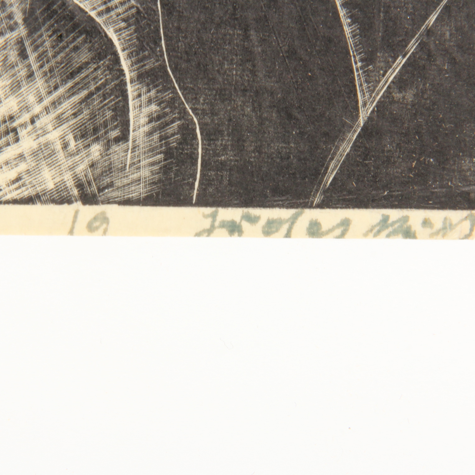 Fritz Richter Woodcut | EBTH