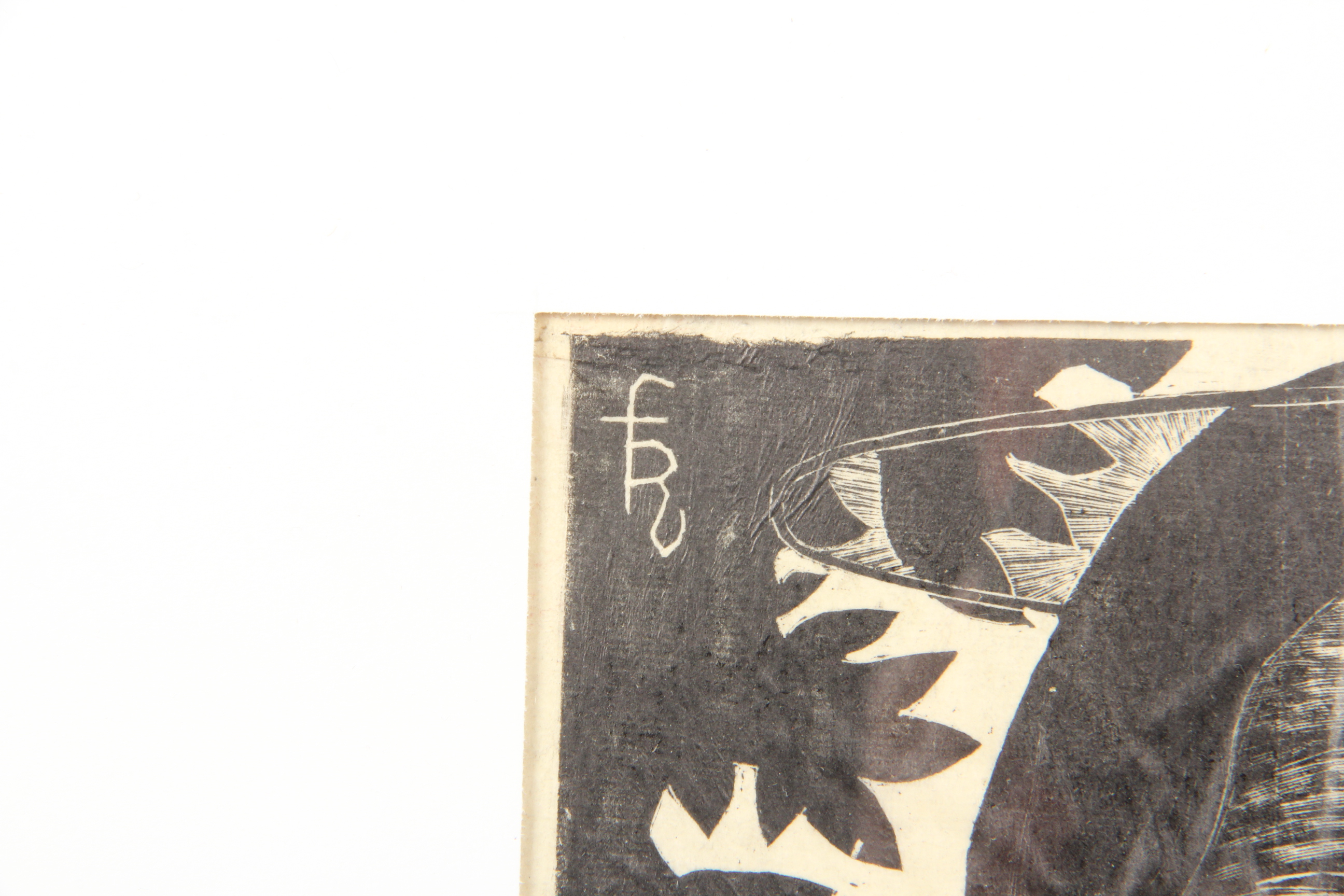 Fritz Richter Woodcut | EBTH