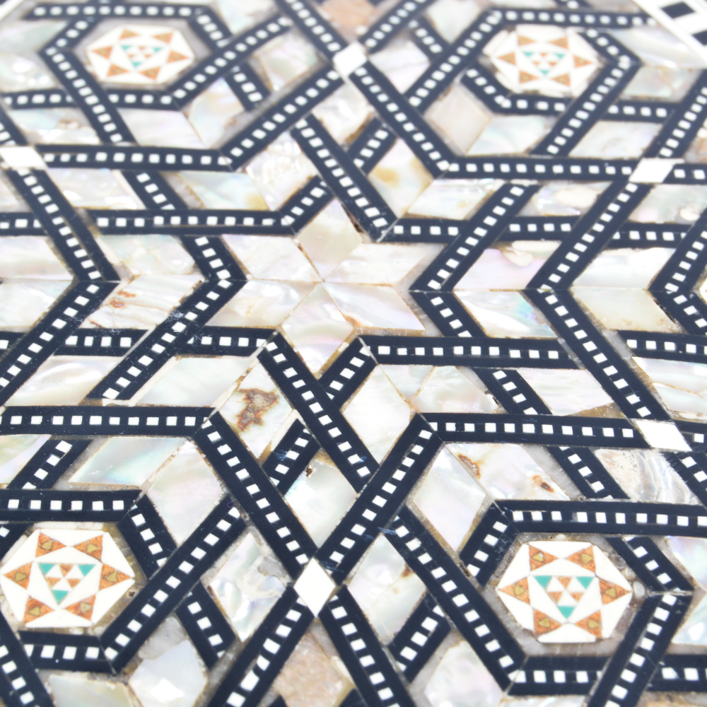 Egyptian Mother of Pearl & Paua Shell Inlaid Handmade Box | EBTH