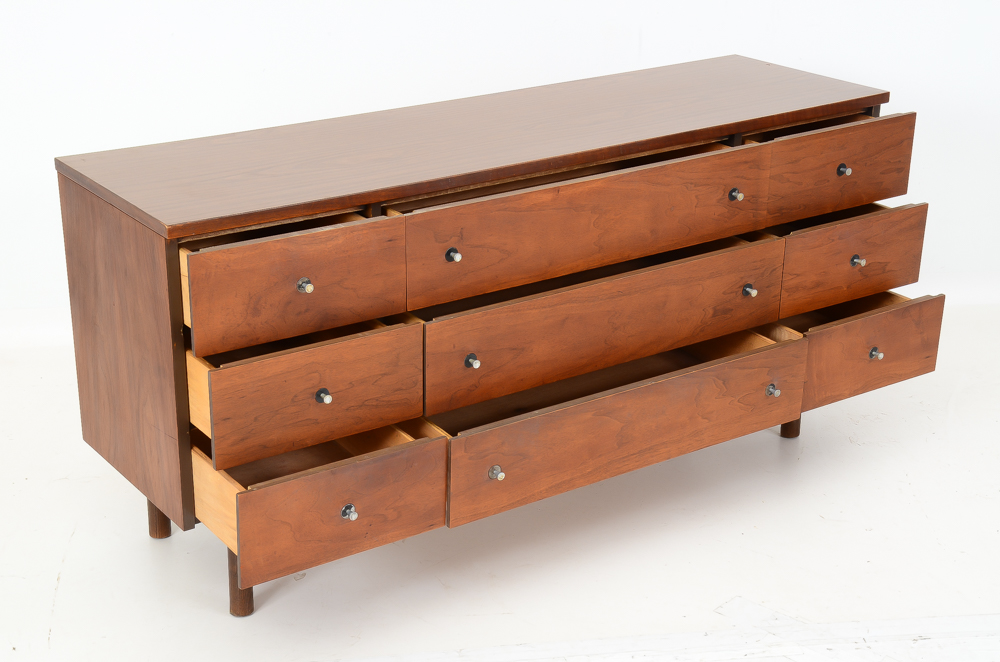 Stanley Long Chest of Drawers with Mirror | EBTH