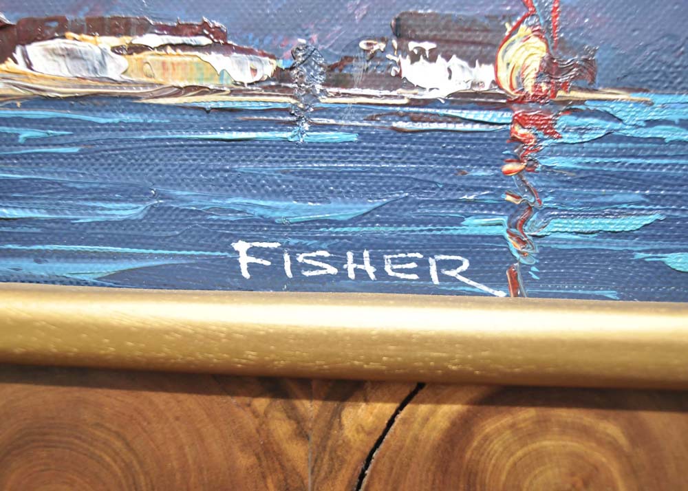 Fisher Signed Oil Painting | EBTH