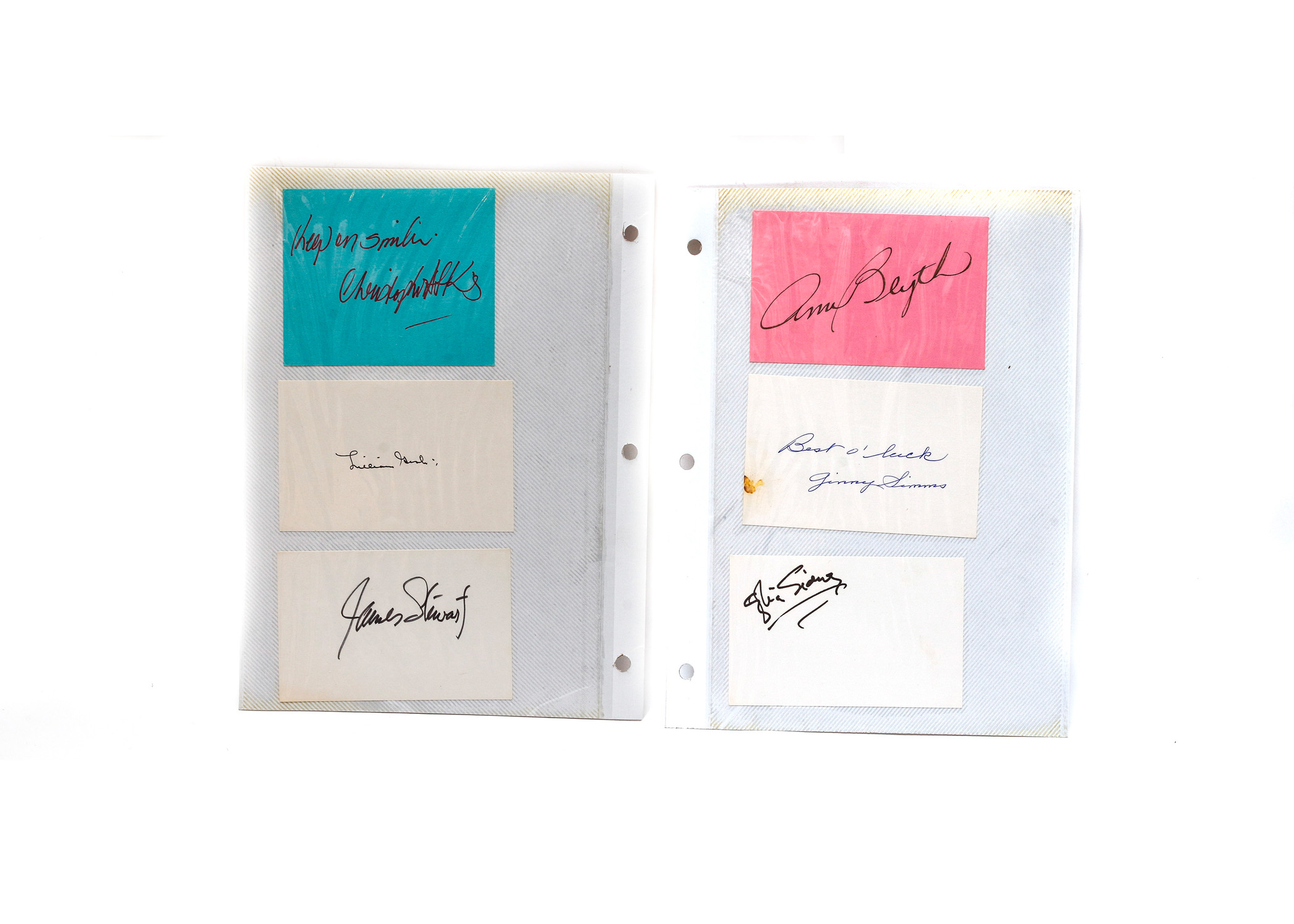 Collection of Celebrity Autographs | EBTH