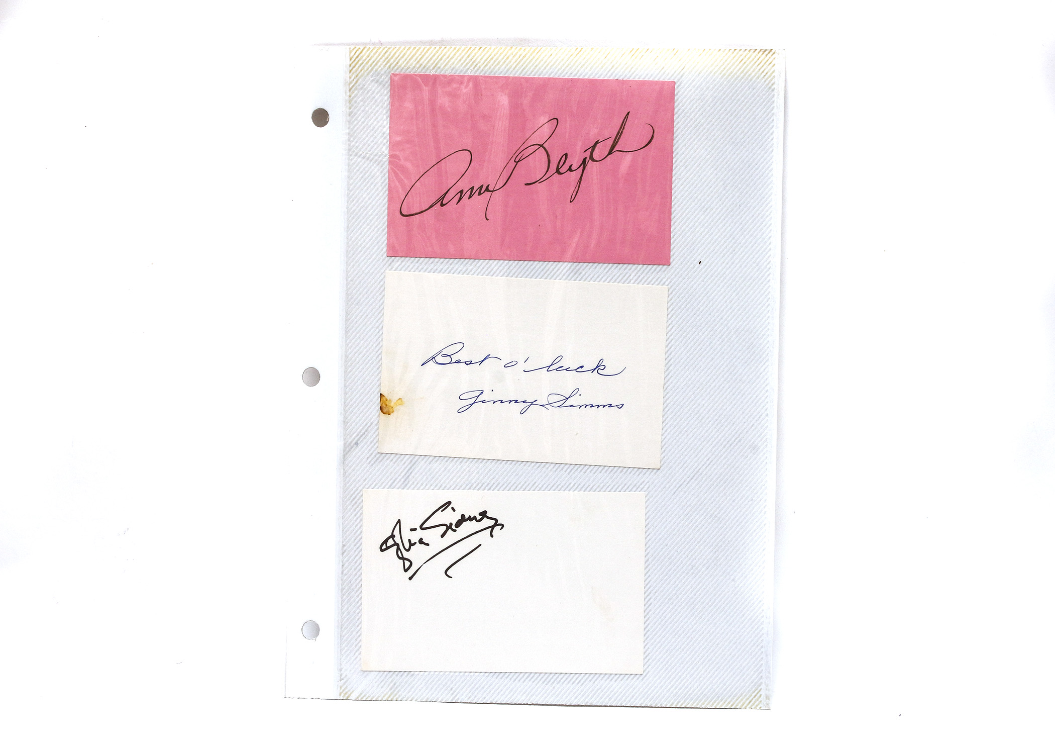 Collection of Celebrity Autographs | EBTH