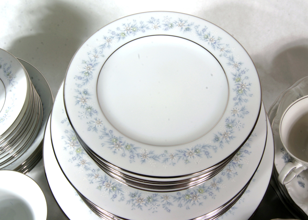 Large Collection of Blue Floral China | EBTH