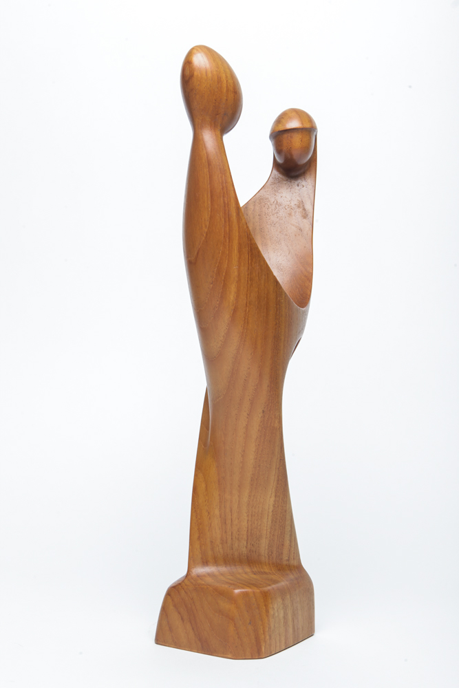 Mid Century Simon Randers Danish Teak Statue | EBTH