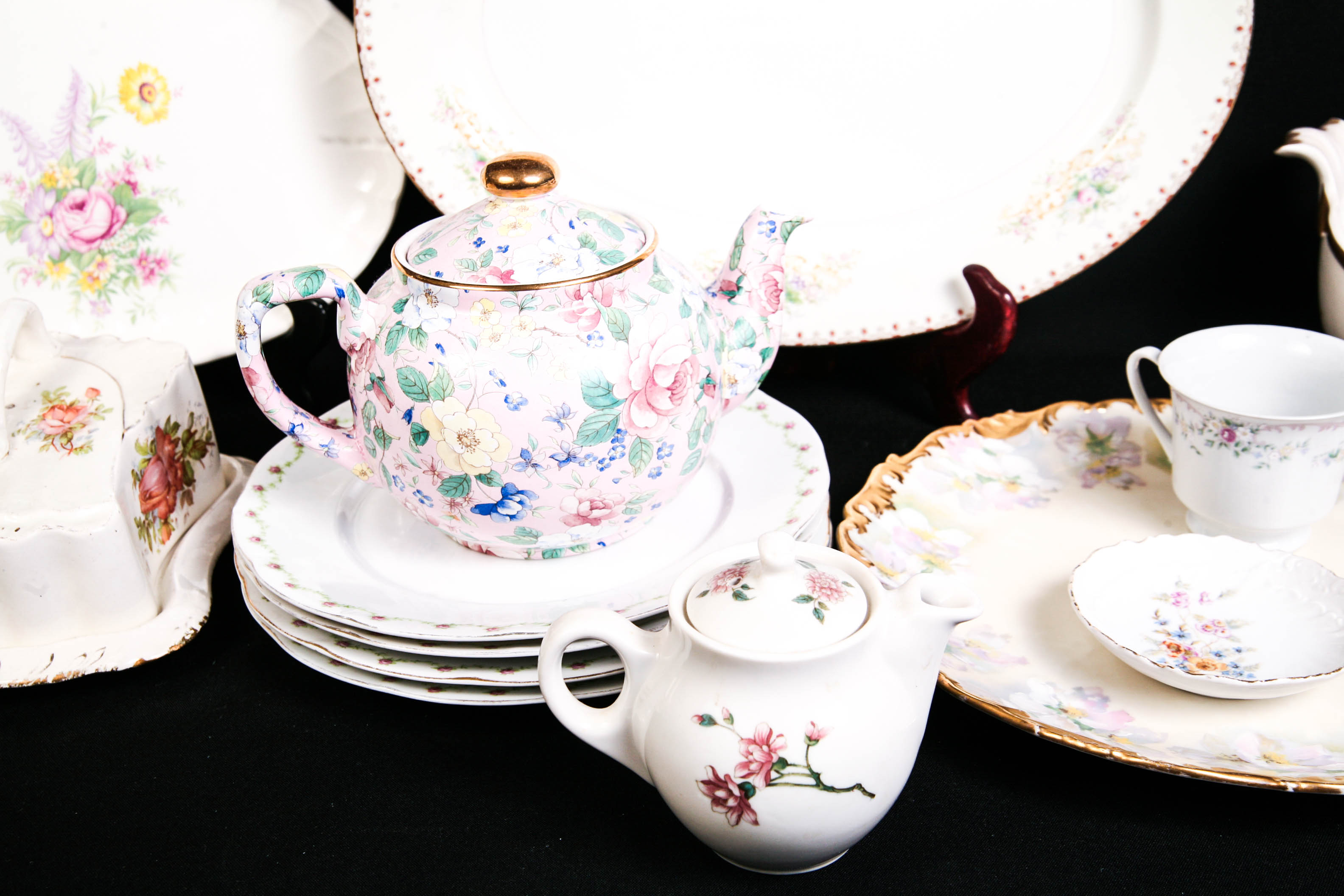 Assortment of Floral Fine China | EBTH