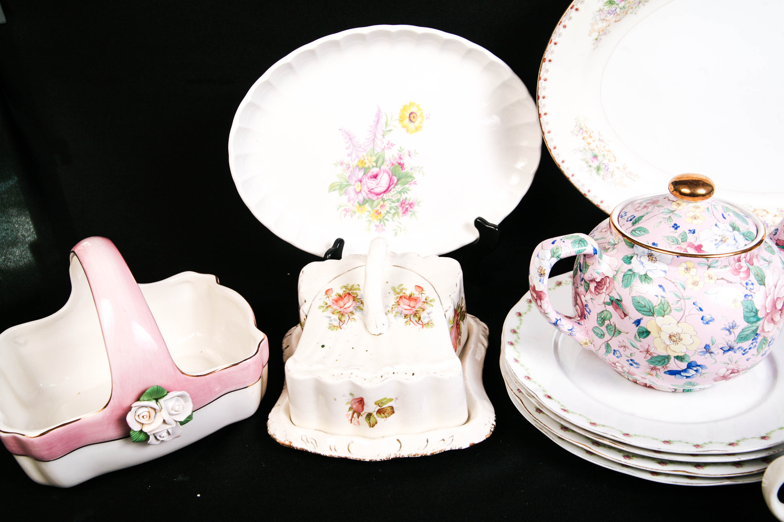 Assortment of Floral Fine China | EBTH
