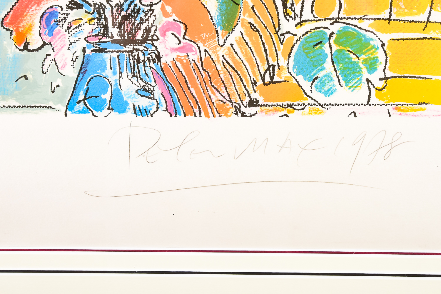 Peter Max "Lady in Grey" Limited Edition Lithograph on Arches Paper | EBTH
