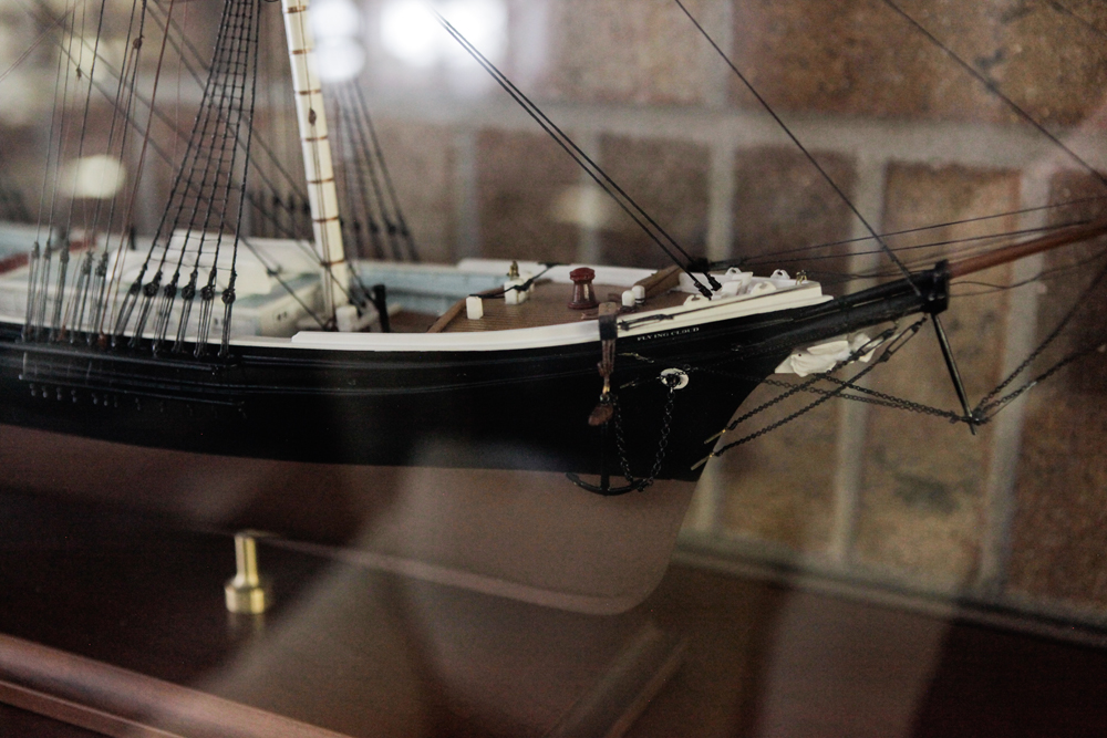 Flying Cloud Model Ship in Vitrine | EBTH