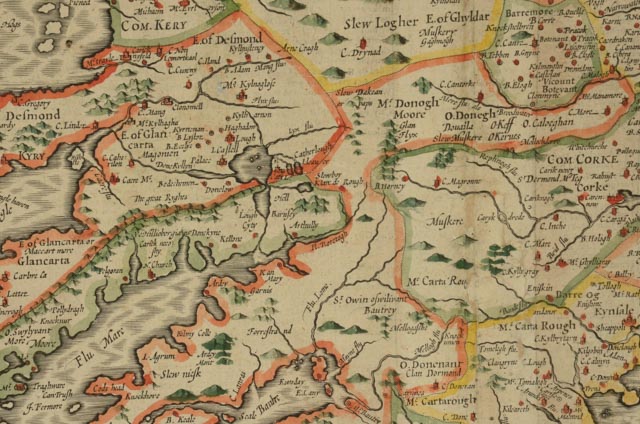 John Speed Original 1676 Map "The Province of Mounster" | EBTH
