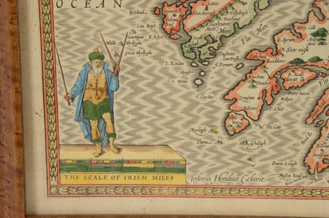 John Speed Original 1676 Map "The Province of Mounster" | EBTH