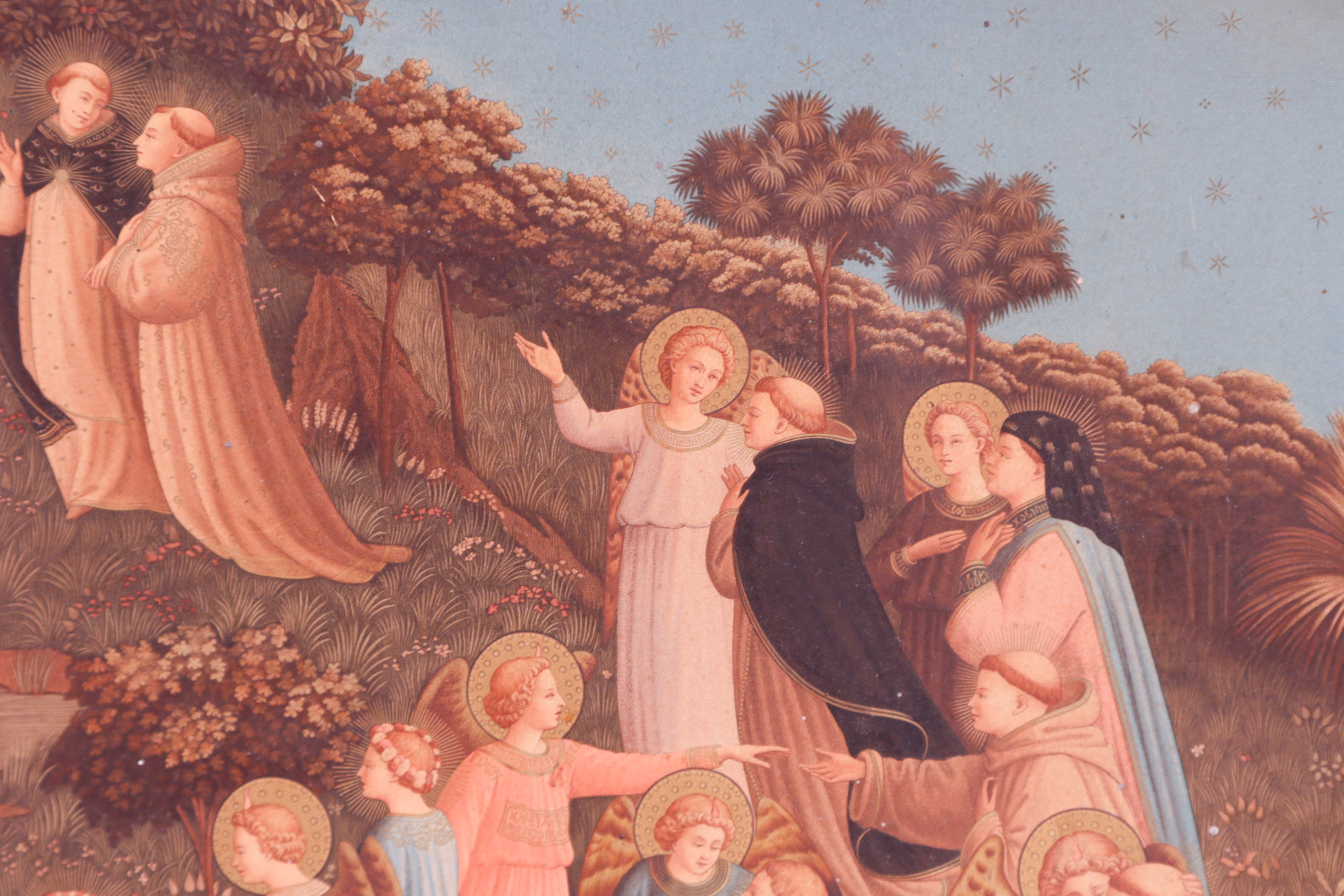 Antique Lithograph Depicting Florentine Renaissance Painting | EBTH