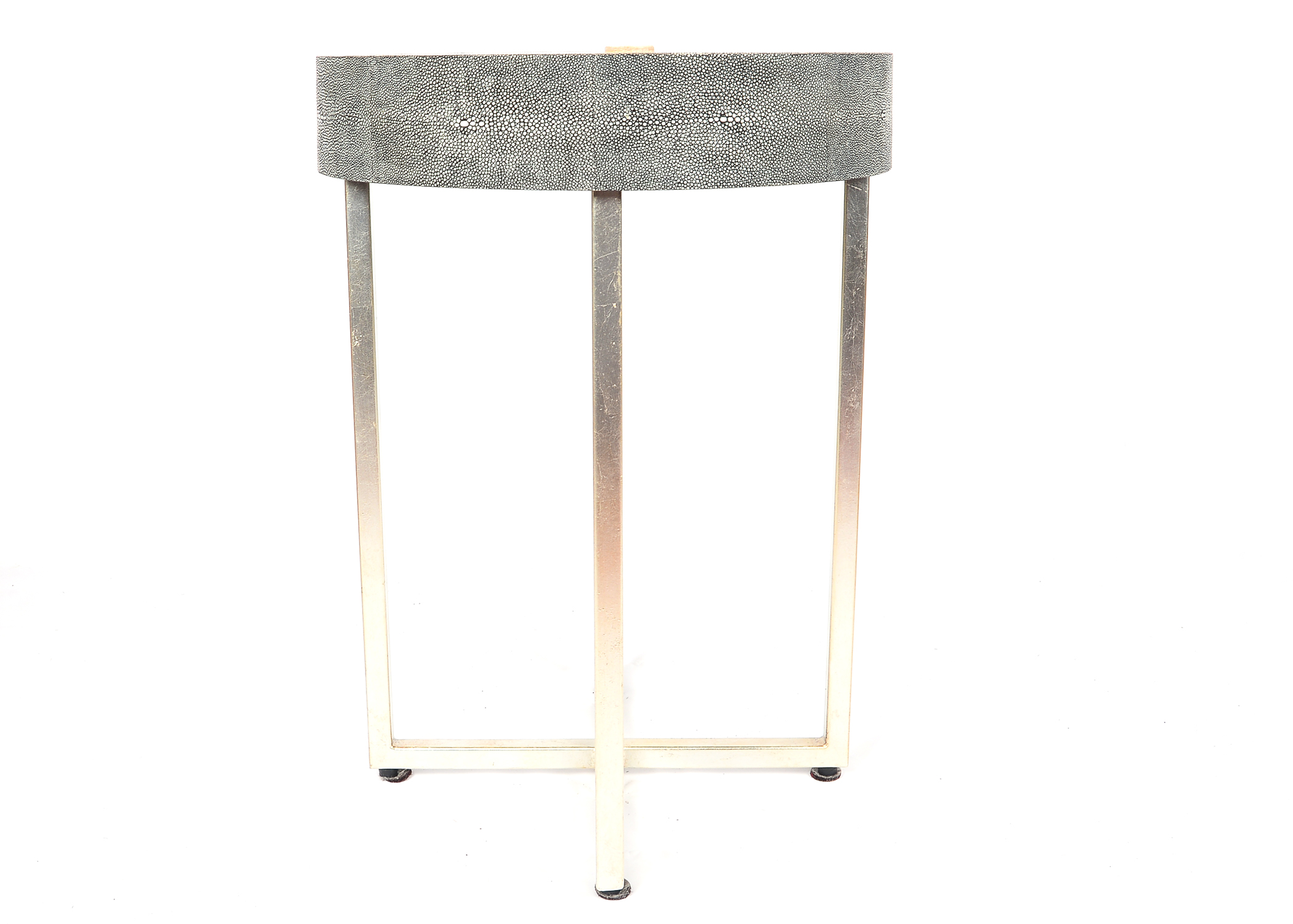 Palecek Avalon Round Shagreen Side Table | EBTH