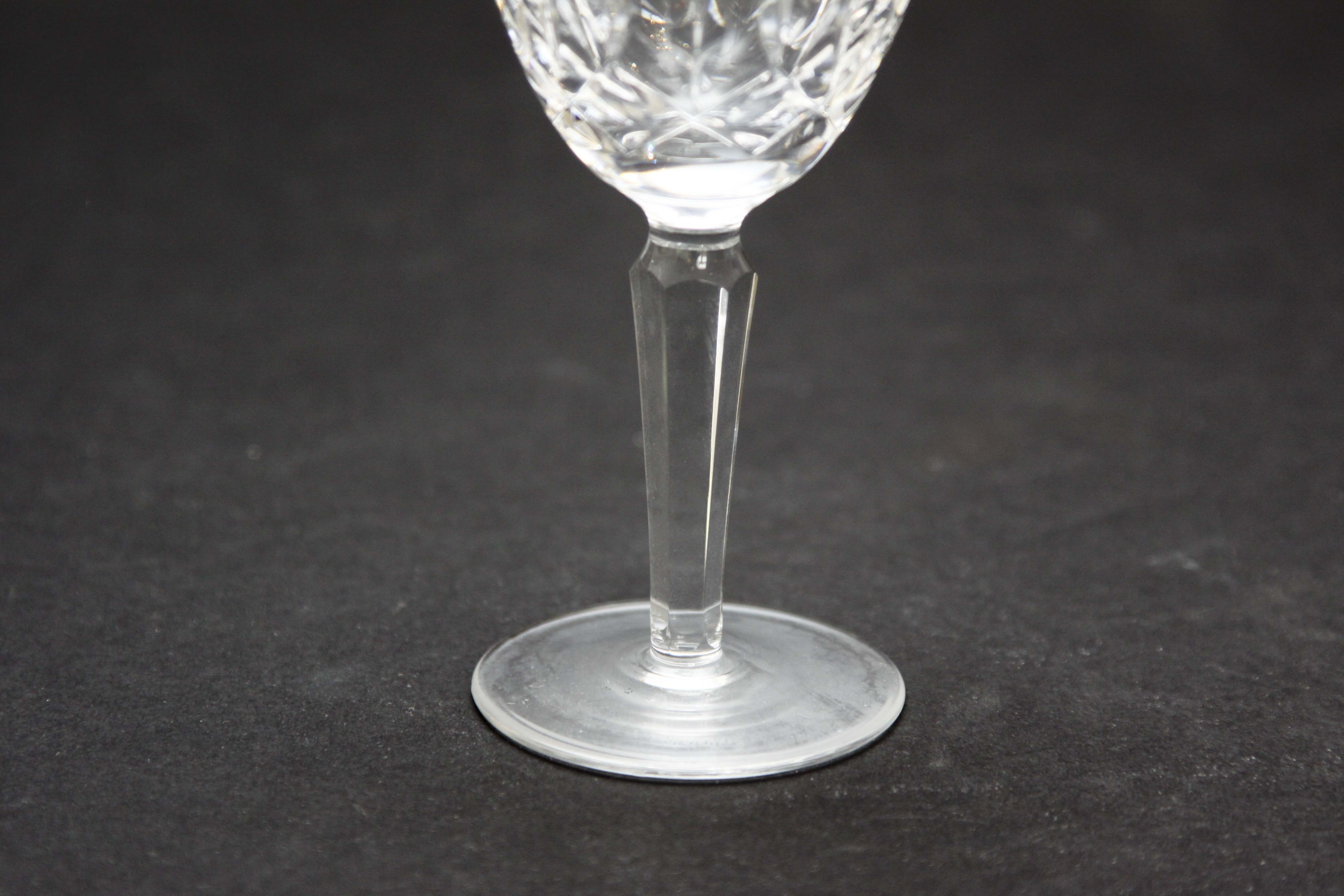 Ten Waterford Wine Glasses 'Lismore' Pattern | EBTH