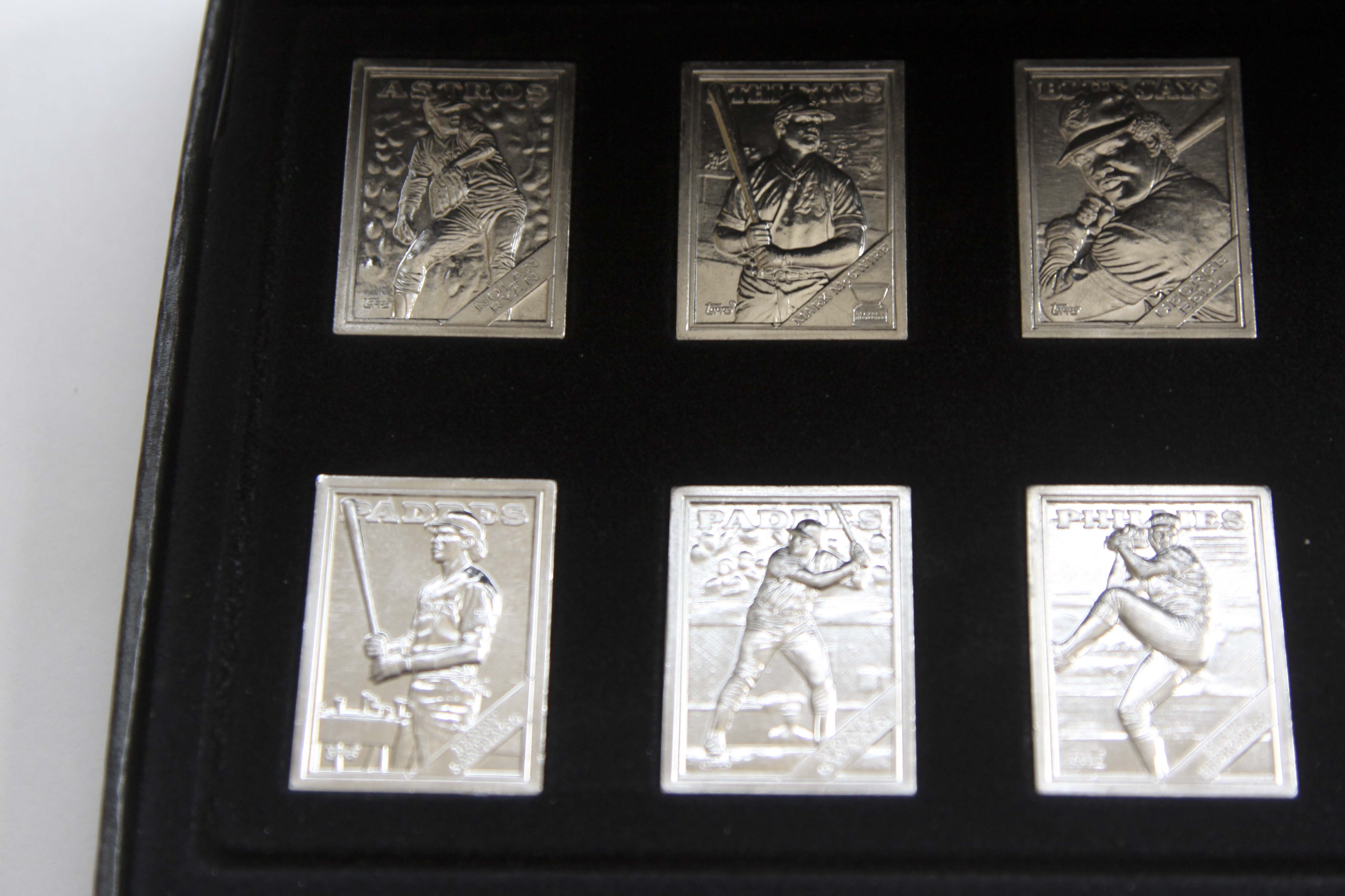 Topps 1988 Gallery Of Champions Miniature Metal Baseball Cards | EBTH