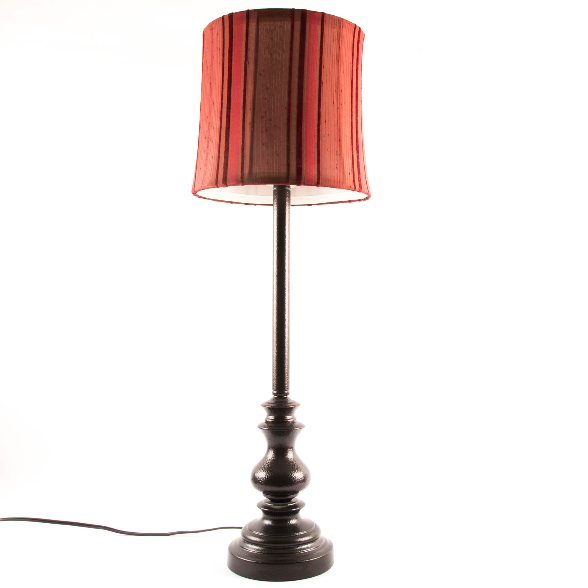 Table Lamp with Claret Shade | EBTH