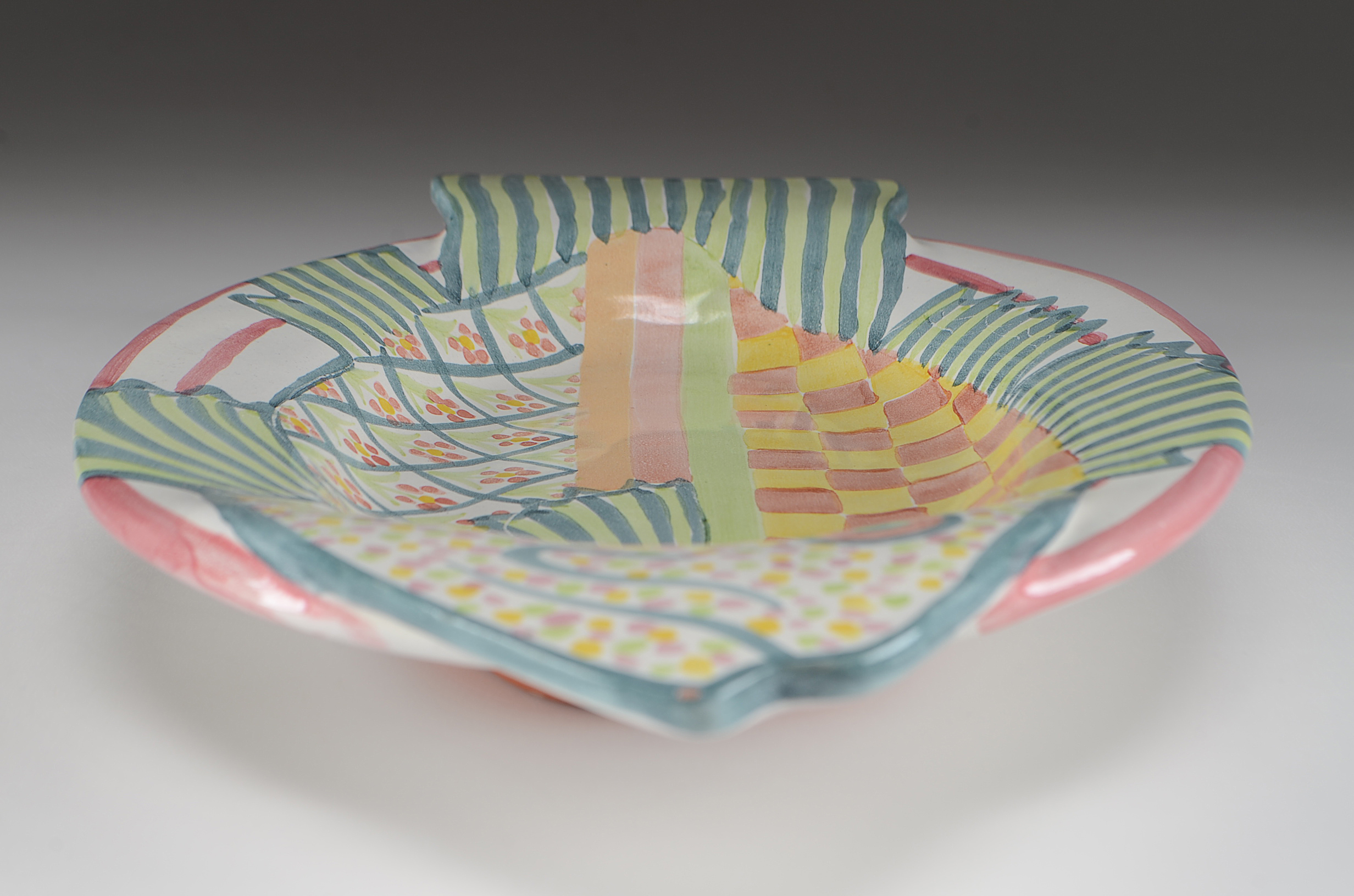 Mackenzie Childs Hand-Painted Ceramic Serving Dishes | EBTH