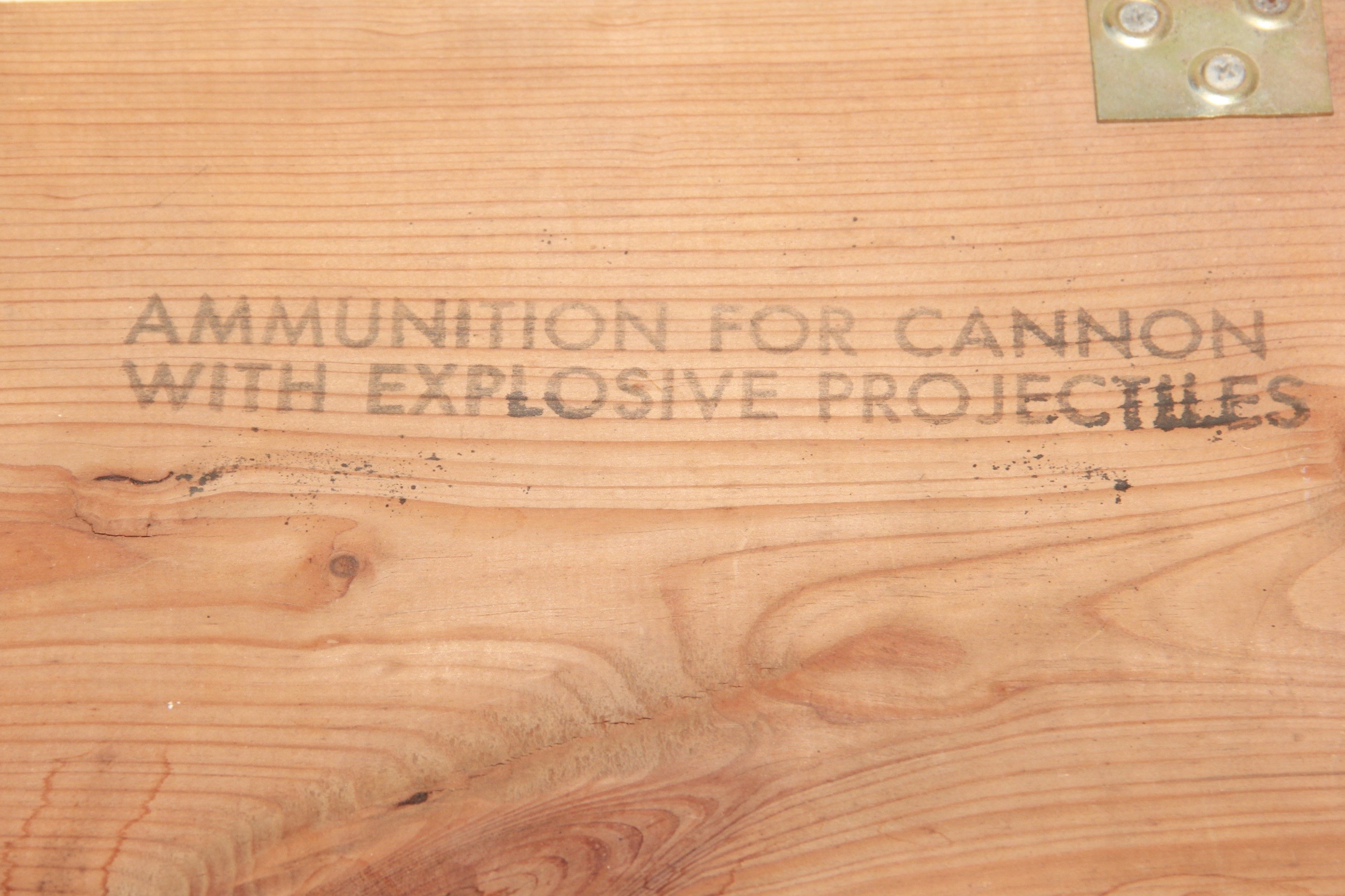 Vintage Wood Dynamite Box | EBTH