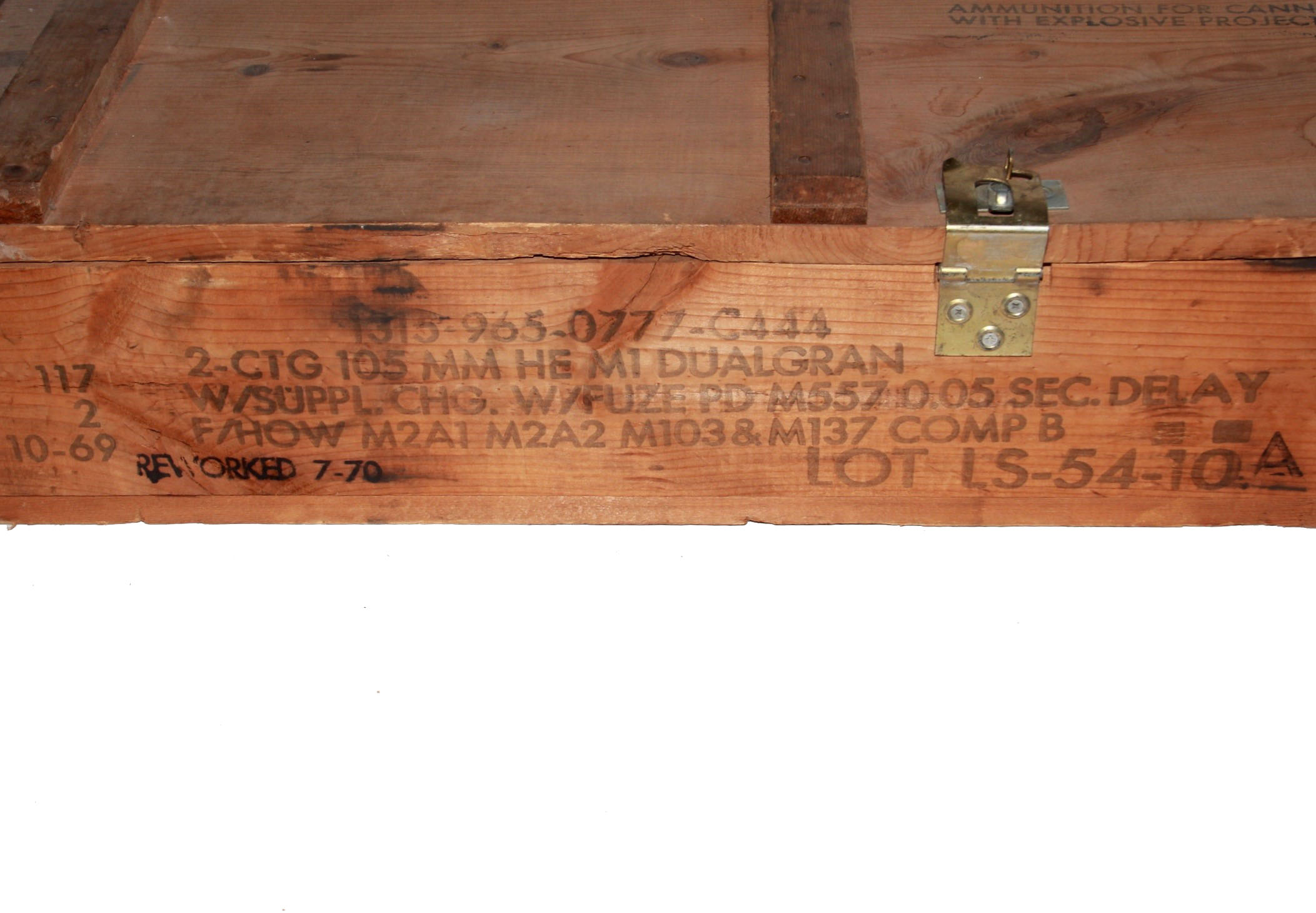 Vintage Wood Dynamite Box | EBTH