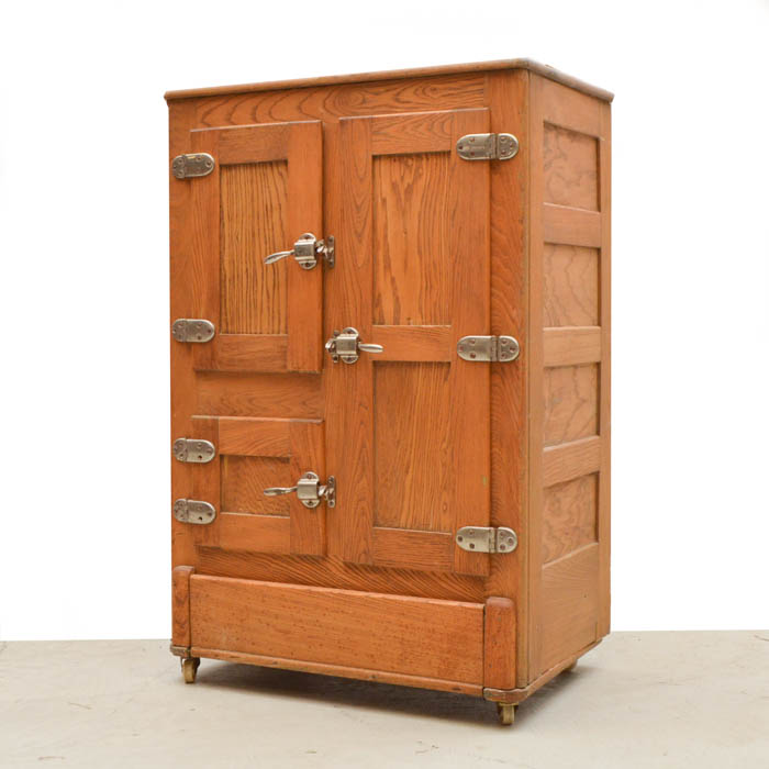 Antique Oak Ice Box | EBTH