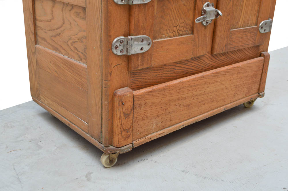 Antique Oak Ice Box | EBTH