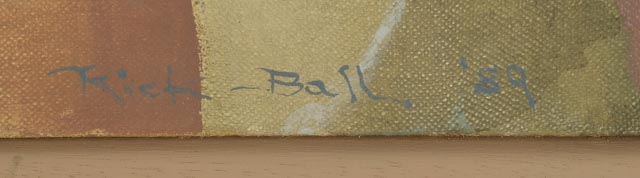 Rick Ball Original Oil Painting "Jairu's Daughter’s Dance," 1989 | EBTH