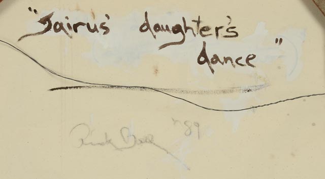 Rick Ball Original Oil Painting "Jairu's Daughter’s Dance," 1989 | EBTH