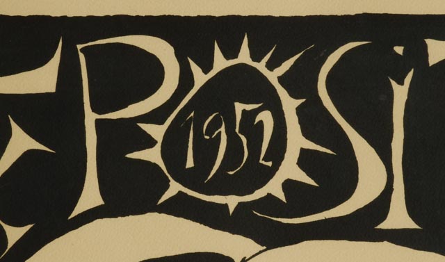 1952 Picasso Exhibition Poster | EBTH