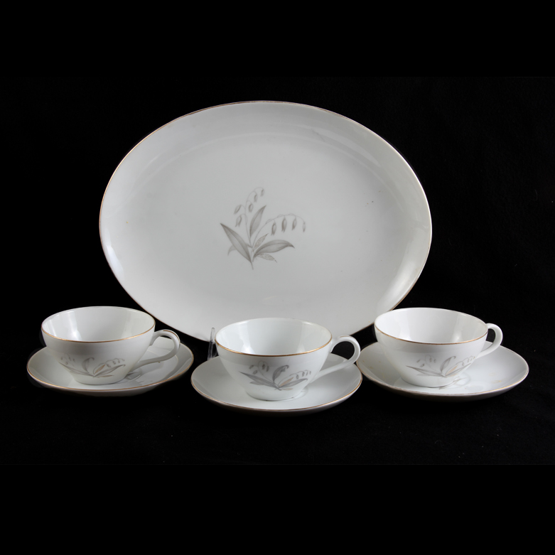 Mid-Century Vintage Kaysons "Golden Rhapsody" Fine China | EBTH