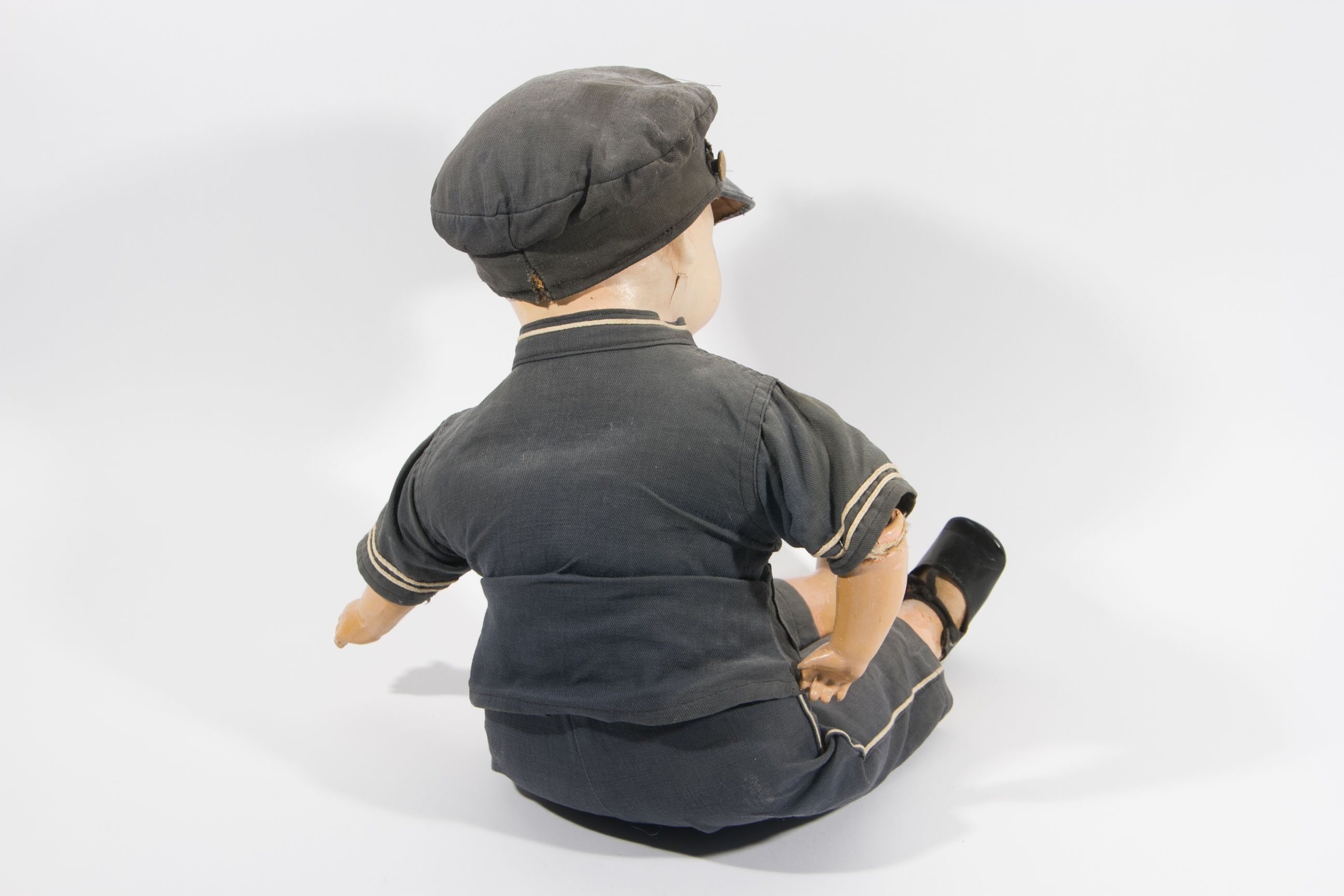 Vintage Composition Police Chief Doll | EBTH